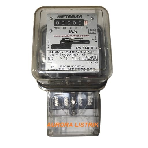 Jual KWH Meteran Listrik PLN Pembanding Analog / Digit 1P 1 Phase Kos Kosan - ANALOG | Shopee ...