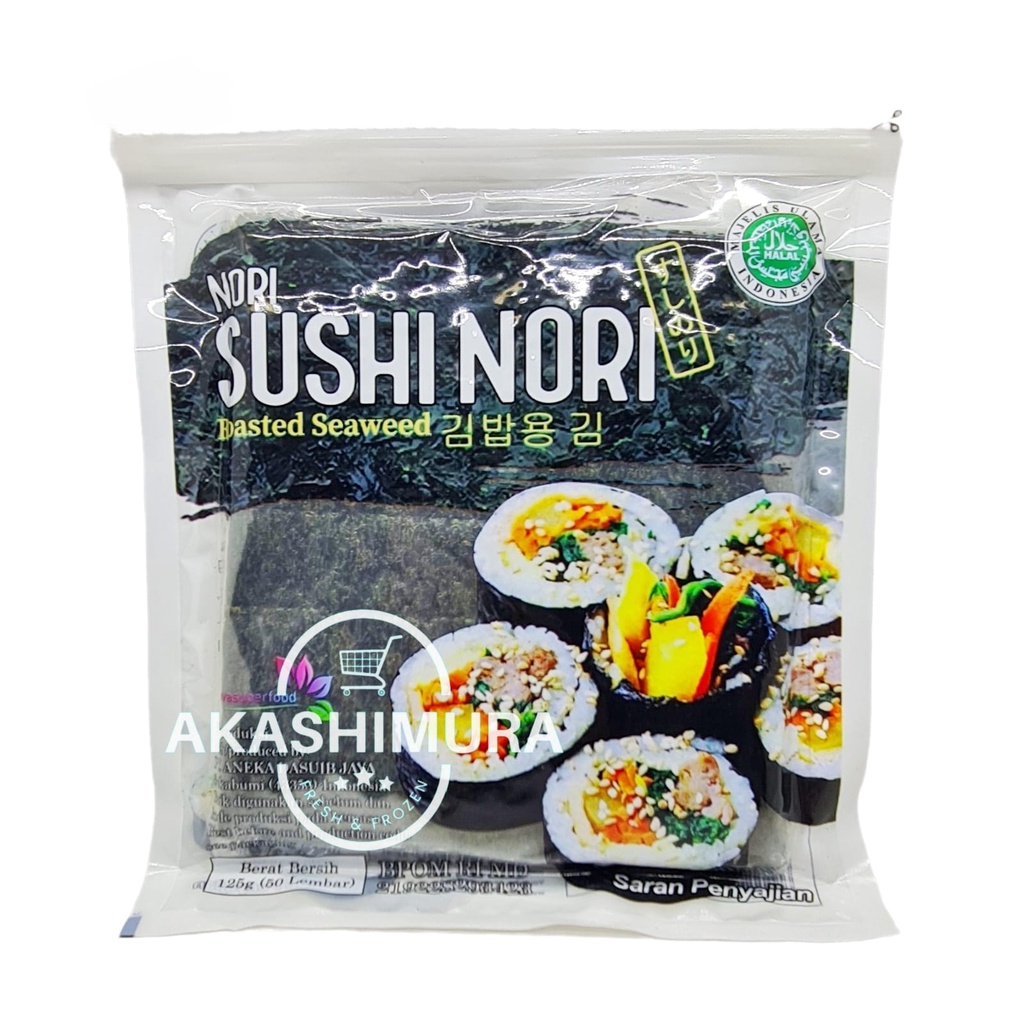 Jual Java Sushi Nori 50 Lembar - Rumput Laut Kering 50 Lembar Halal | Shopee Indonesia