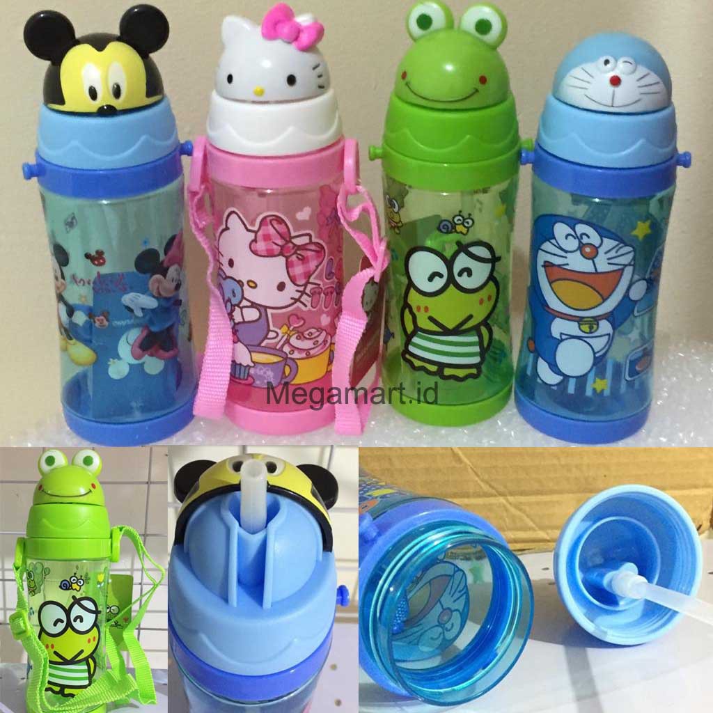 Jual Botol Air Minum Kepala Karakter / Botol Kartun / Botol Air Kartun ...