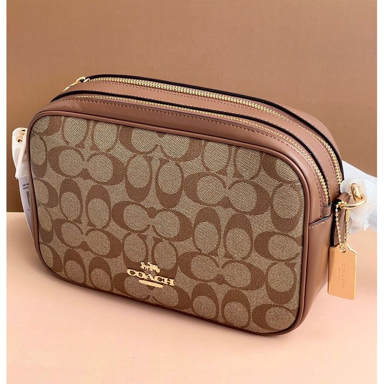 Jual Coach jess crossbody sign saddle | Shopee Indonesia