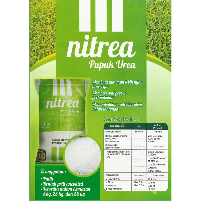 Pupuk NITREA (UREA PUTIH) kemasan repack || penyubur segala jenis ...
