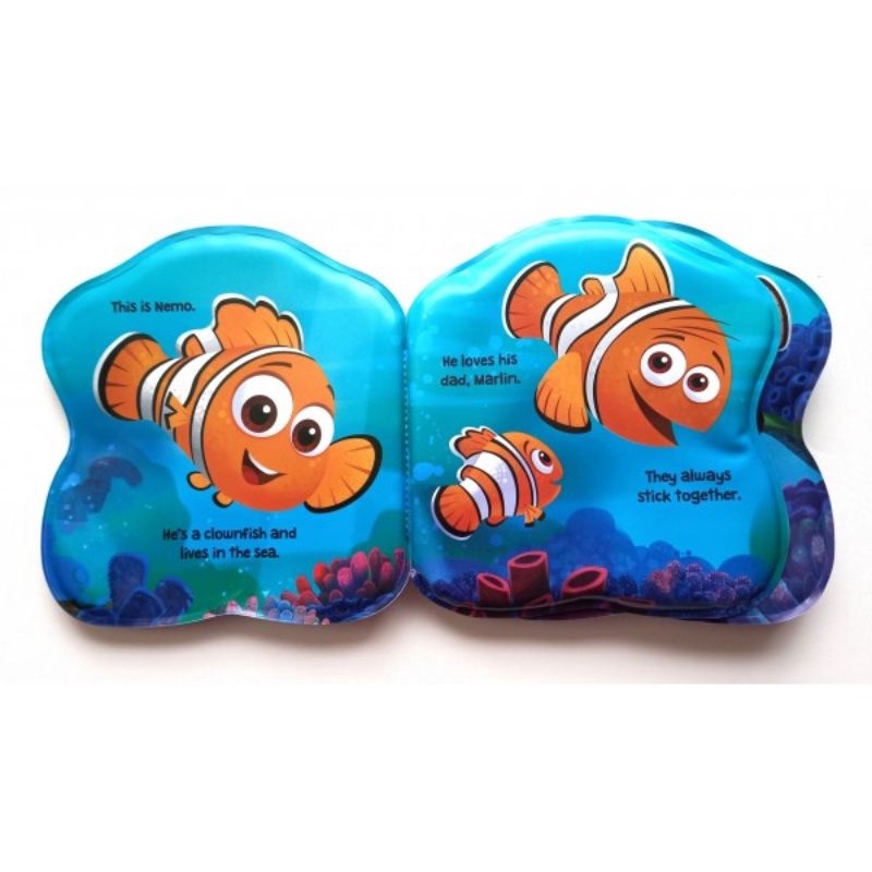 Jual Finding nemo bath book /disney nemo book | Shopee Indonesia