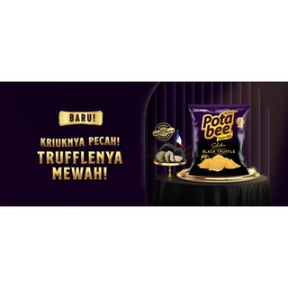Jual Potabee Selection Black Truffle Potato Chips 65 gr | Shopee Indonesia