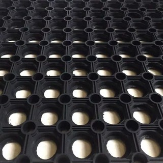 Jual Keset karet kaki anti slip 40x60cm hitam bolong-bolong - kst466 ...