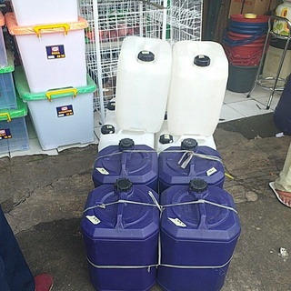 Jual Jerigen 25 liter - jerigen bekas - jerigen air - jerigen putih ...