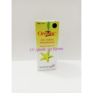 Jual OreZinc Syrup 60 mL (Novell) | Shopee Indonesia
