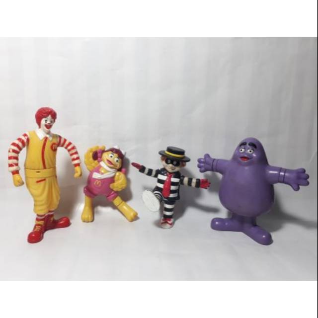Jual Maskot Mcd Happy Meal Set 2002 Komplit Mcdonalds Dancing Ronald Hamburglar Grimace Birdie ...
