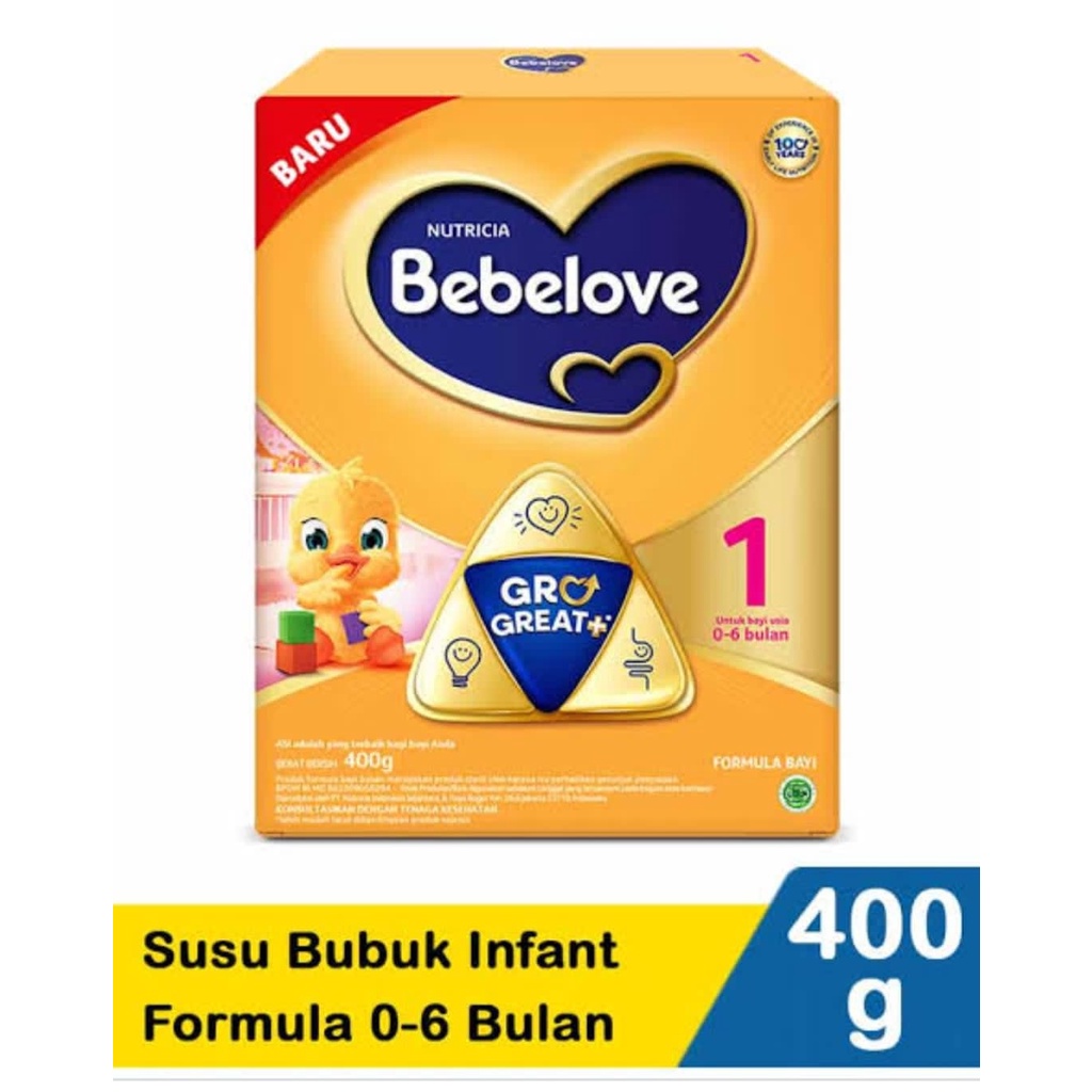 Jual Bebelove Susu Formula Bayi Tahap 1 / Tahap 2 Box 400 gr | Shopee ...