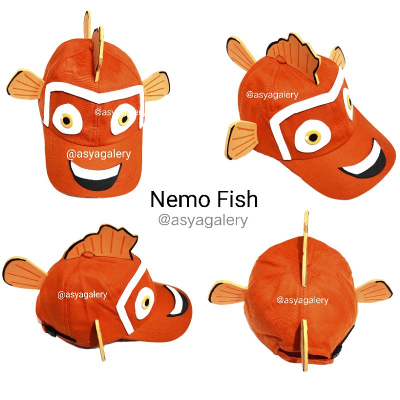 Jual Topi Anak Nemo/Topi Model Ikan Nemo Anak | Shopee Indonesia