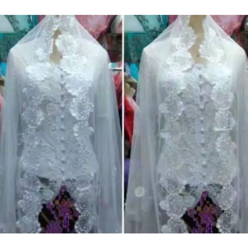 Jual slayer/slendang akad nikah warna putih Indonesia|Shopee Indonesia