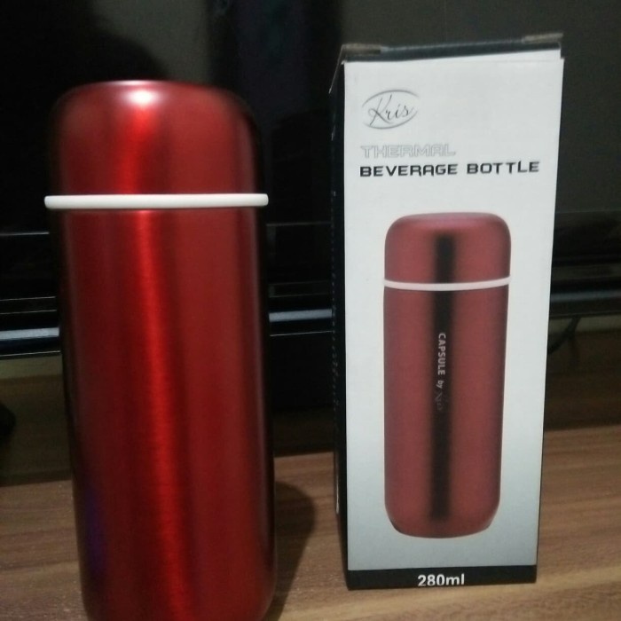 Jual Kris Botol Termos Air Minum Kapsul Stainless 280 ml - Tumbler ...