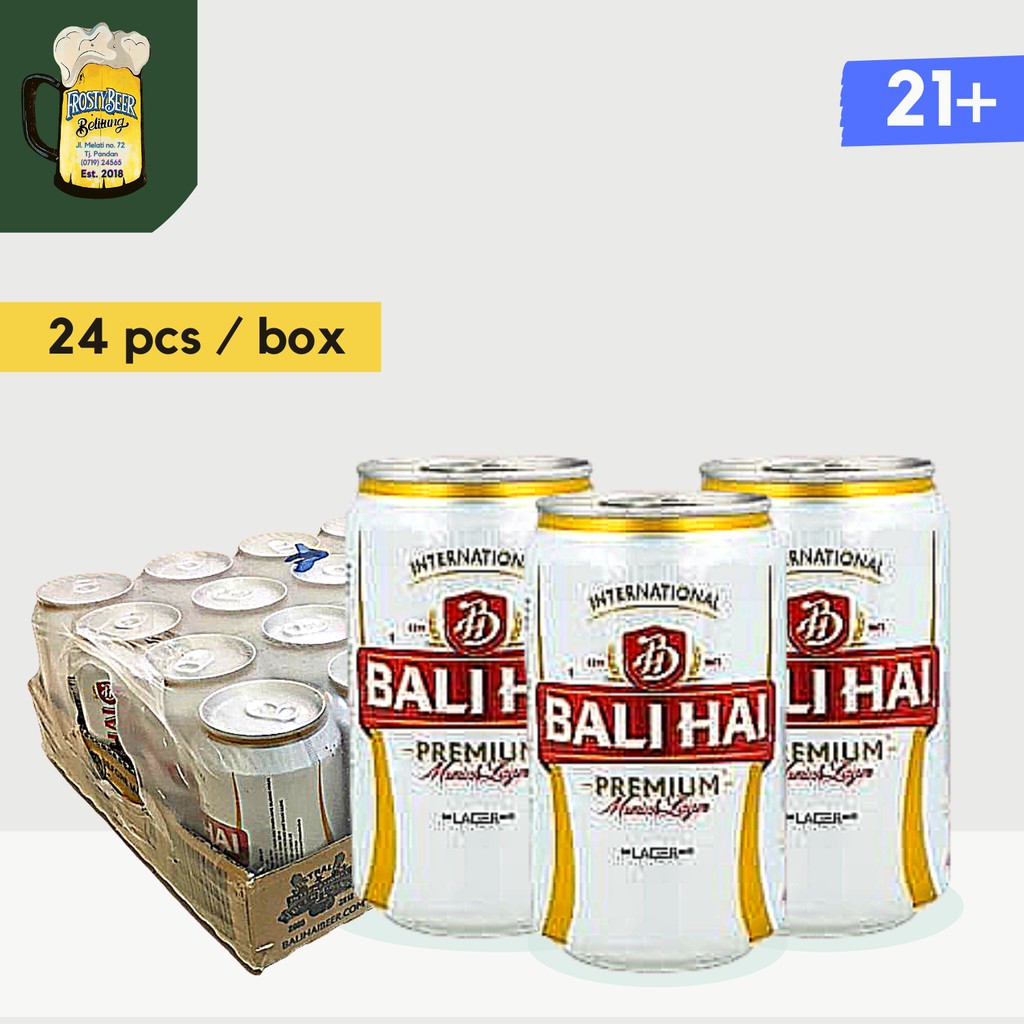 Jual Bali Hai Premium Beer 330 ml Can - Bir Kaleng Kecil Balihai dus ...