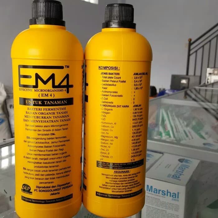 Jual Pupuk Organik EM4 Pertanian 1 liter Indonesia|Shopee Indonesia