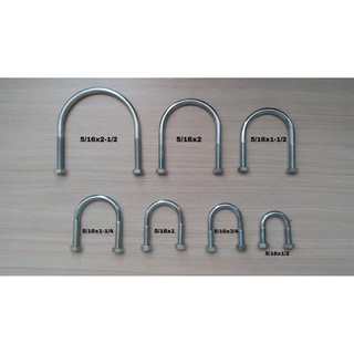 Jual Ubolt U Bolt 5/16 x 2 1/2" inch Galvanis Putih - Klem pipa 2.5 ...