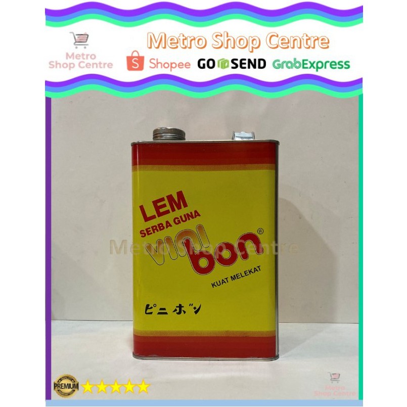 Jual ViniBon - Lem Kuning (Aibon) Cair Serbaguna Galon (2.5 Kg ...