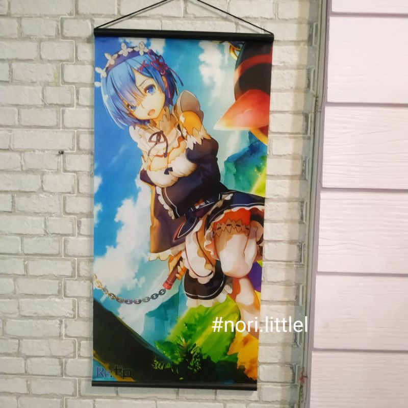 Jual poster Re: zero REM anime manga besar [nori.little] | Shopee Indonesia