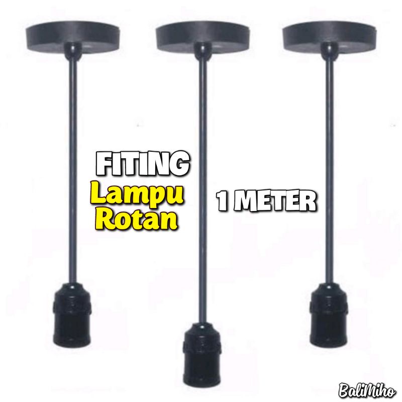 Jual Set Fitting Lampu dan Kabel Fitting Lampu Rotan Fiting Lampu Kabel ...