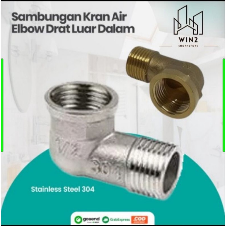 Jual KNIE DRAT DALAM PIPA AIR PANAS Elbow DRAT LUAR KNIE DRAT | Shopee Indonesia