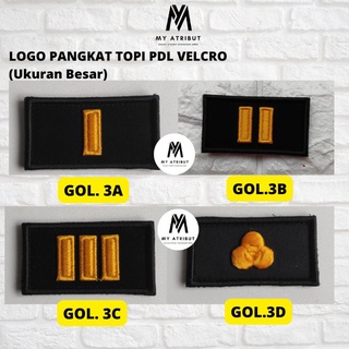 Jual Logo Pangkat Topi Velcro untuk topi pdl kejaksaan model komando ...