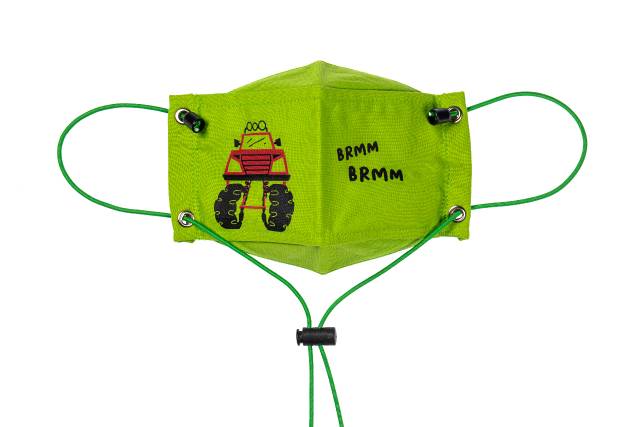 Jual Masimada Kids Monster Truck Masker Kain Hijau | Shopee Indonesia