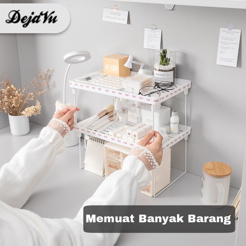 Jual Dejavu Rak Organizer Stationery Rak Penyimpanan Desktop Lipat ...