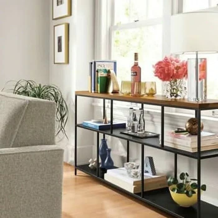 Jual rak industrial/partisi ruang tamu rangka besi | Shopee Indonesia