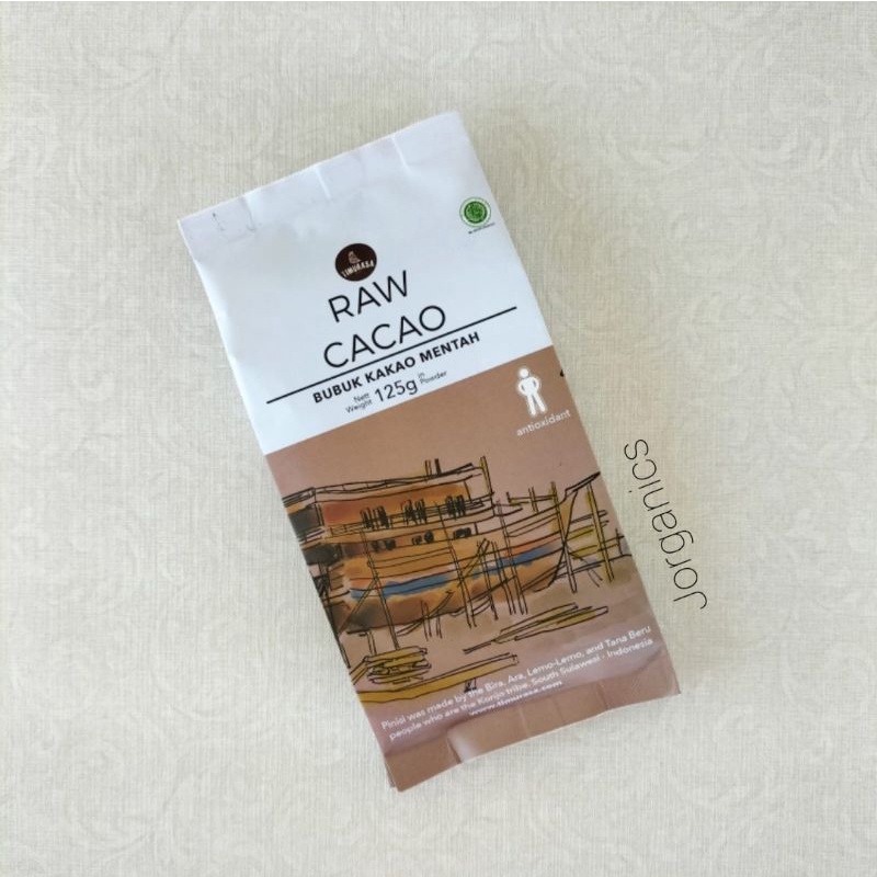 Jual Bubuk Coklat Kakao - Raw Cacao Powder Timurasa 125 gram | Shopee ...