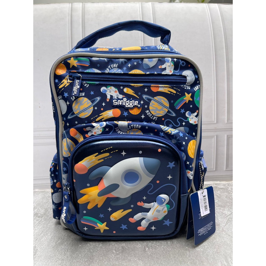 Jual SMIGGLE HARDCASE JUNIOR BACKPACK SKY HI ROCKET - TAS RANSEL ...