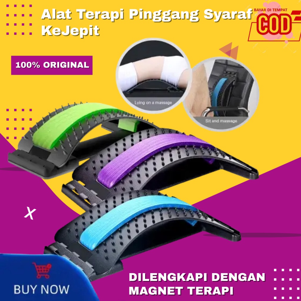 Jual Alat Terapi Pijat Sandaran Fisioterapi Tulang Punggung Sakit Pinggang Nyeri lumbar pillow ...