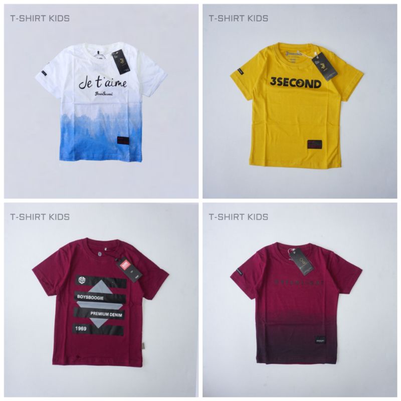 Jual UNTUK UMUR 1 - 3 TAHUN KAOS 3SECOND THREESECOND THREE SECOND ANAK ...