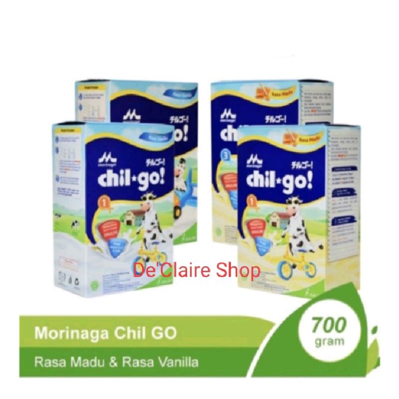 Jual Morinaga Chil Go Powder 1+ & 3+ Rasa Madu & Vanilla 700g | Shopee Indonesia