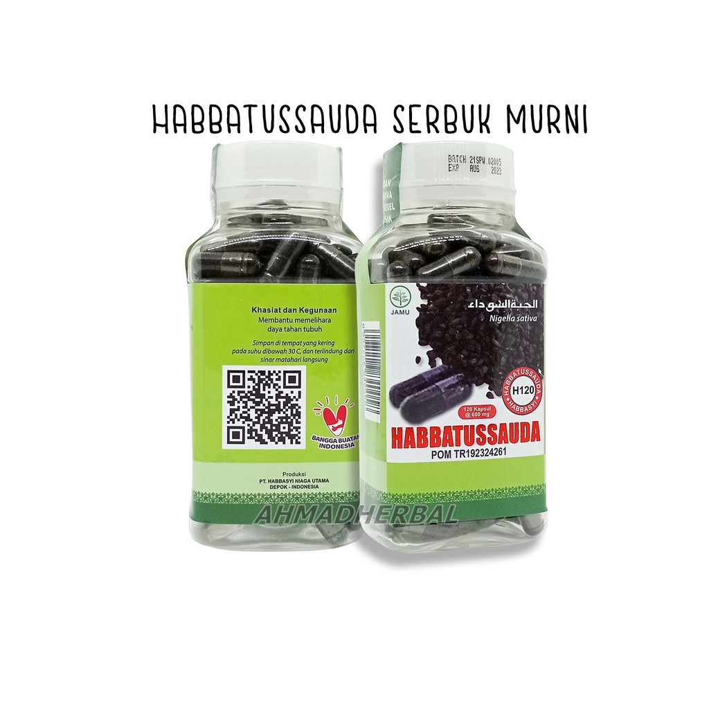 HNU 120 kapsul HABBATUSSAUDA PROMIL (Serbuk) / HABBATUSAUDA Herbal ...