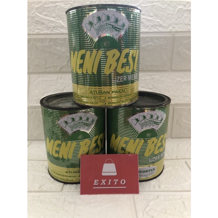 Jual Meni Besi 1 Kg Pelapis Dasar Besi Zinchromate Hijau Cap Kampak ...