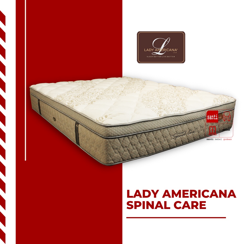 Jual Springbed Import Lady Americana USA Spinal Care 180 cm | Shopee ...