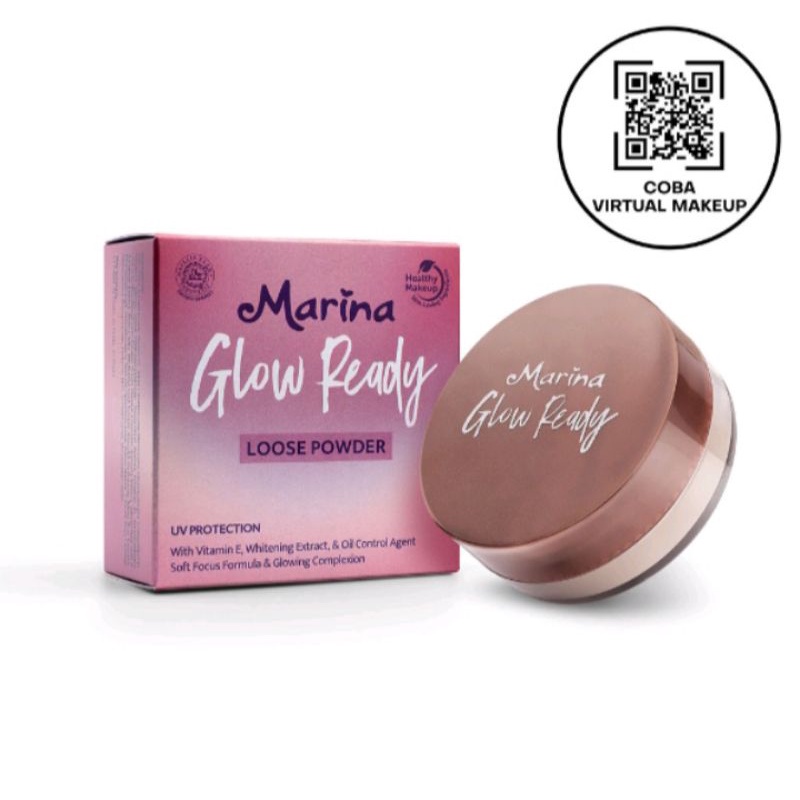 Jual MARINA GLOW READY LOOSE POWDER | Shopee Indonesia