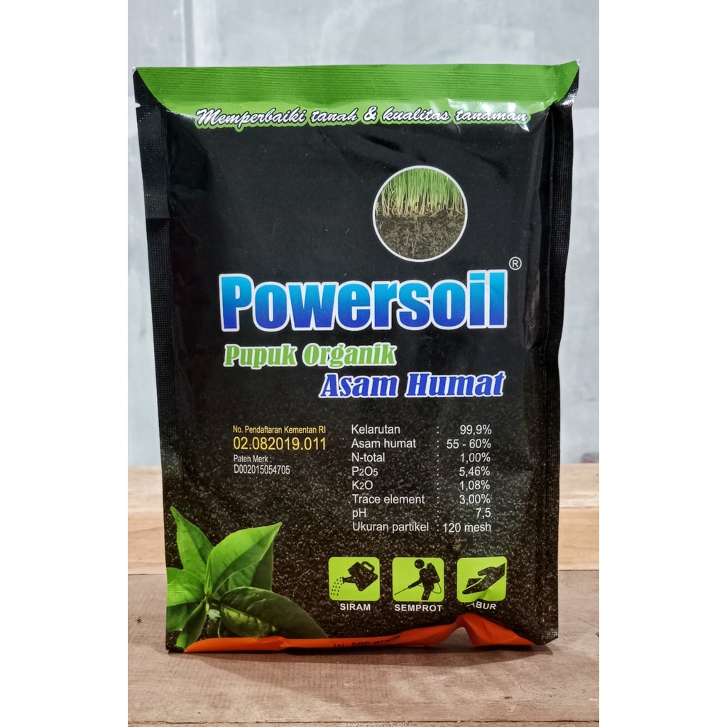 Jual Powersoil Pupuk Organik Asam Humat 500 Gr Indonesia|Shopee Indonesia