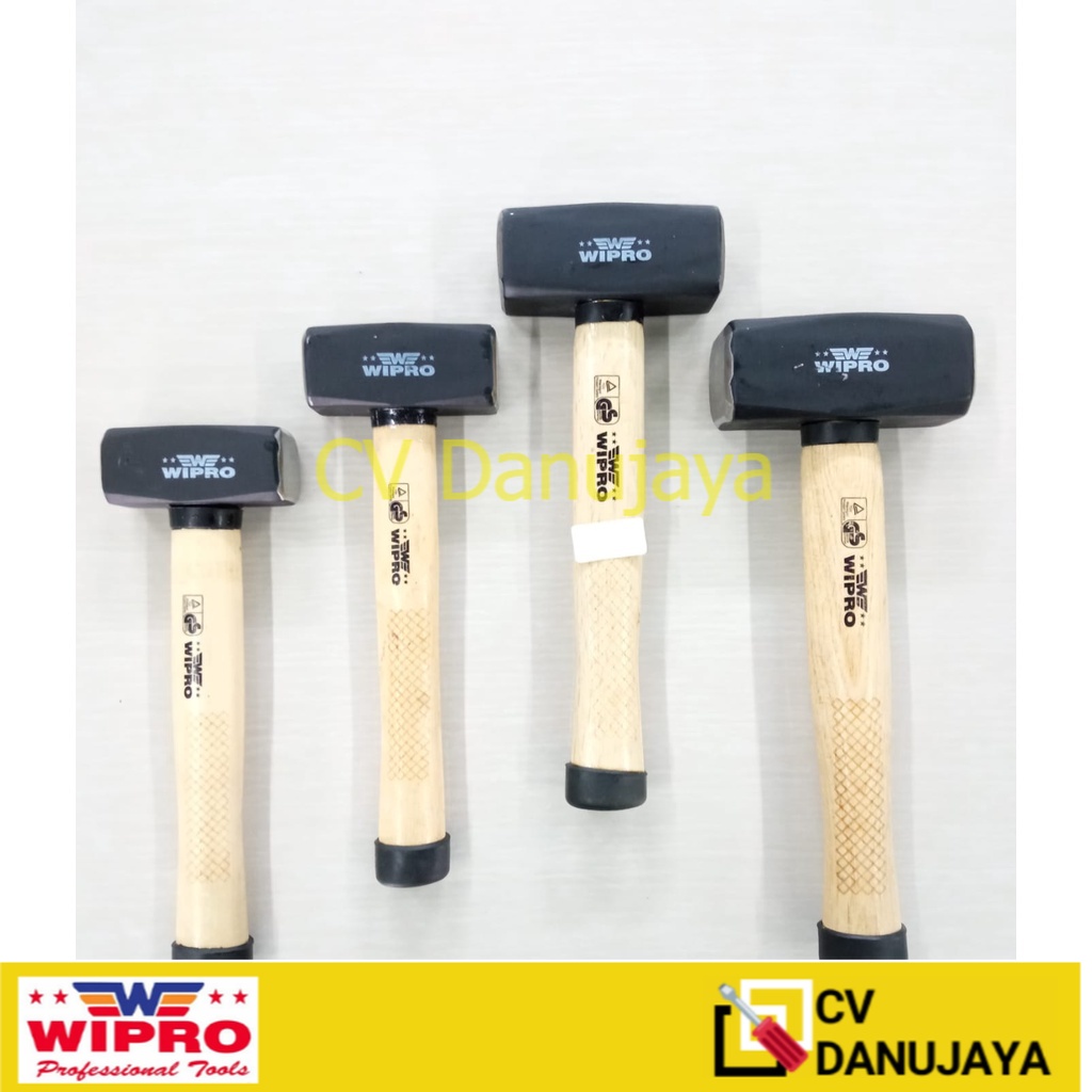 Jual 4 Sided Sledge Hammer / Palu Batu 4 Sisi Handle Gagang Kayu ...
