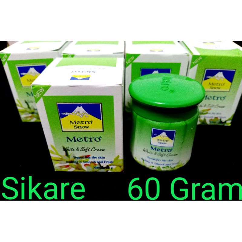 Jual Cream Metro Snow White And Soft Cream 60 Gram ORIGINAL PABRIK BPOM ...