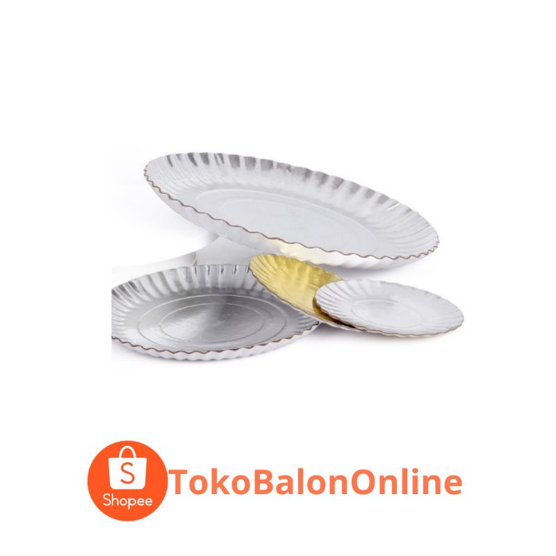 Jual Piring Kertas Tempat kue isi 10 ukuran Mini cake potong ultah happy birthday polos polkadot ...