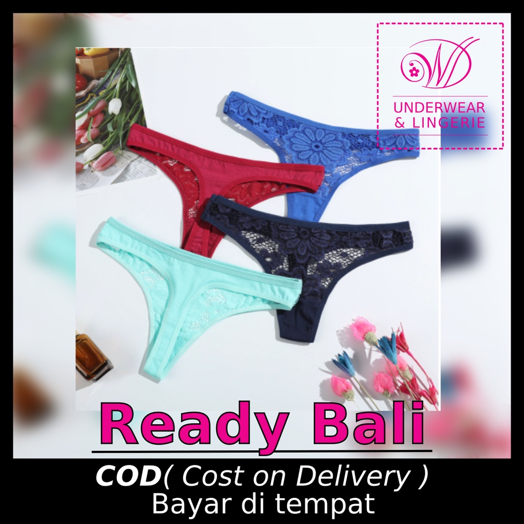 Jual CG13 - celana dalam Thong wanita tipe G string Gstring G-string ...