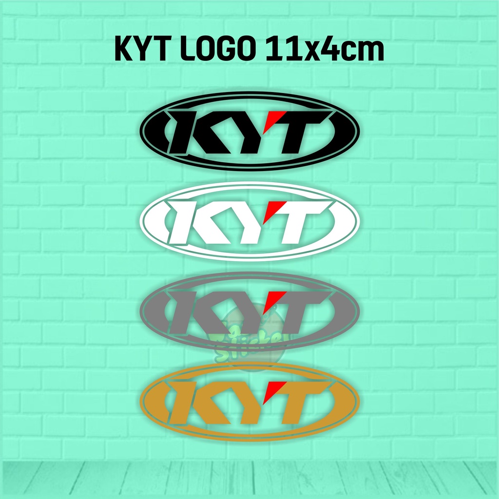 Jual sticker logo kyt 11x4cm cutting stiker oracal | Shopee Indonesia