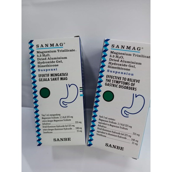 Jual Sanmag Suspensi Obat maag 120 ml | Shopee Indonesia