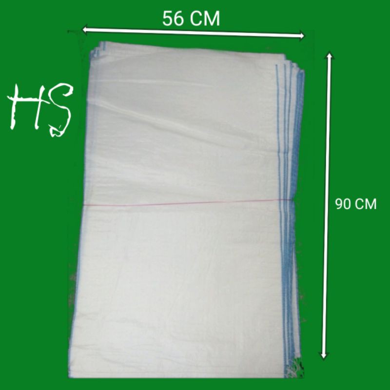 Jual Karung Beras 50kg Putih Polos - Ukuran 56x90cm (minimal pemesanan ...