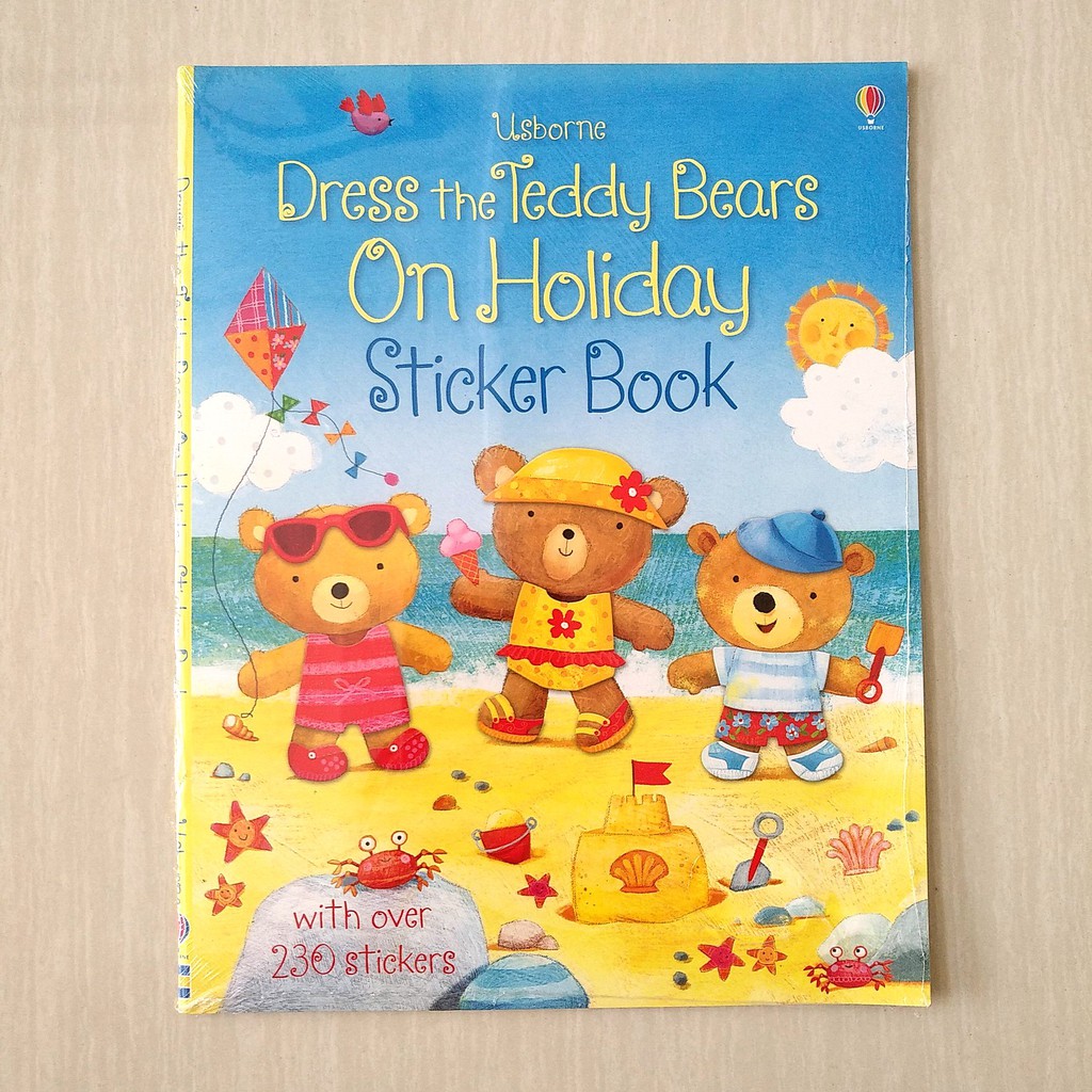 Jual Buku BBW - Usborne Dress the Teddy Bears on Holiday (sticker book ...