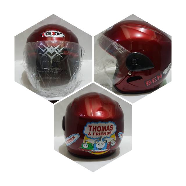 Jual HELM ANAK KARAKTER UTK SEPEDA MOTOR STANDAR SNI HELEM ANAK CEWEK ...