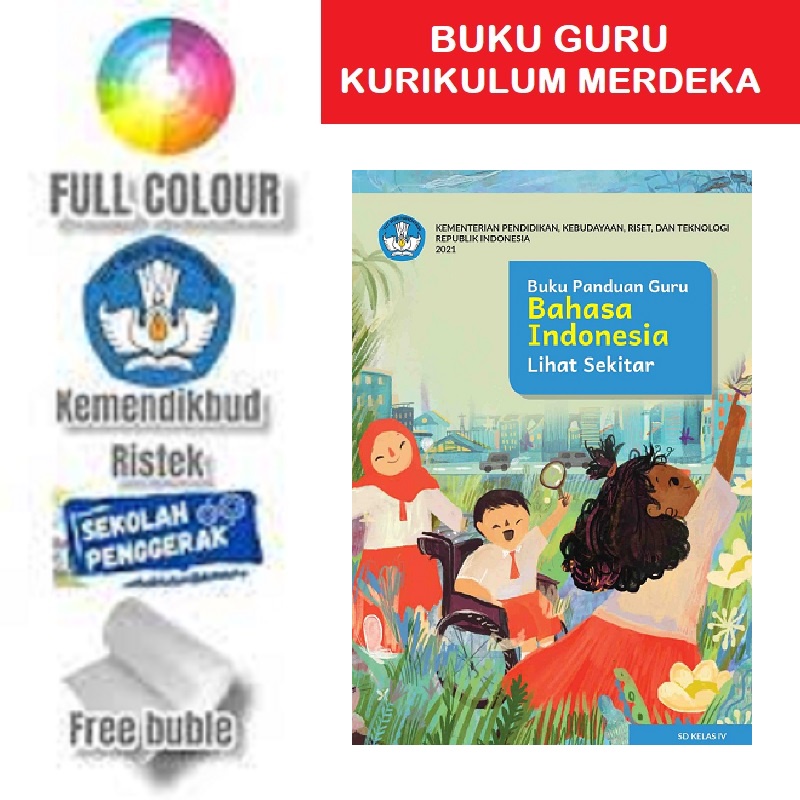 Jual Buku Panduan Guru Bahasa Indonesia Sd Kelas 4 Kurikulum Merdeka (sekolah penggerak/mandiri ...