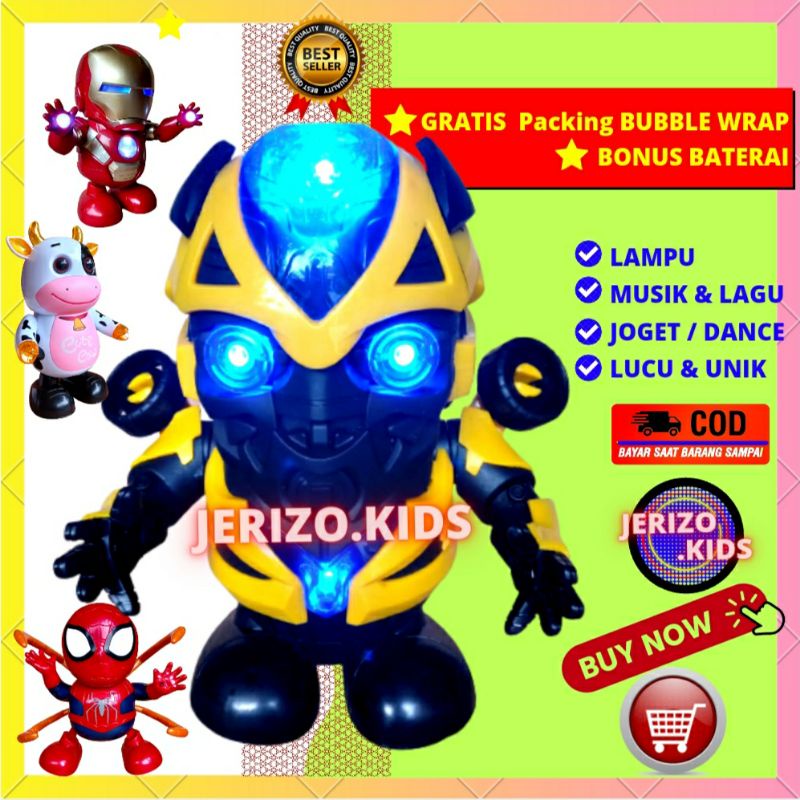 Jual Maenan Maianan Mainan Robot Bubble Bee Edukasi Anak 1 2 3 4 5 ...