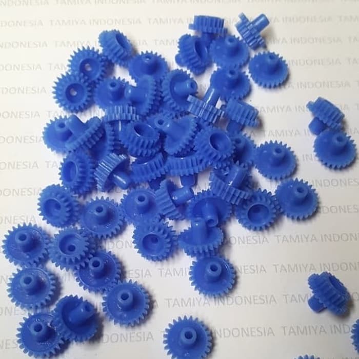 Jual Rep Tamiya Gear G10 / Gir Tengah Biru / Gir 3 Mini 4WD (20pcs ...