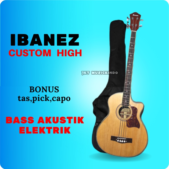 Jual Bass bas akustik elektrik Ibanez neck Maple high Quality limited ...