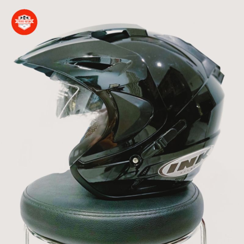Jual Helm INK model JP ( Hitam Metalik ) | Shopee Indonesia